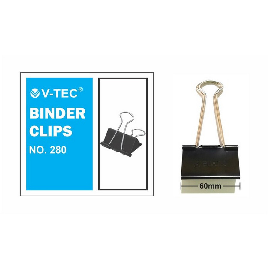 BINDER CLIP V-TEC NO. 280 HITAM