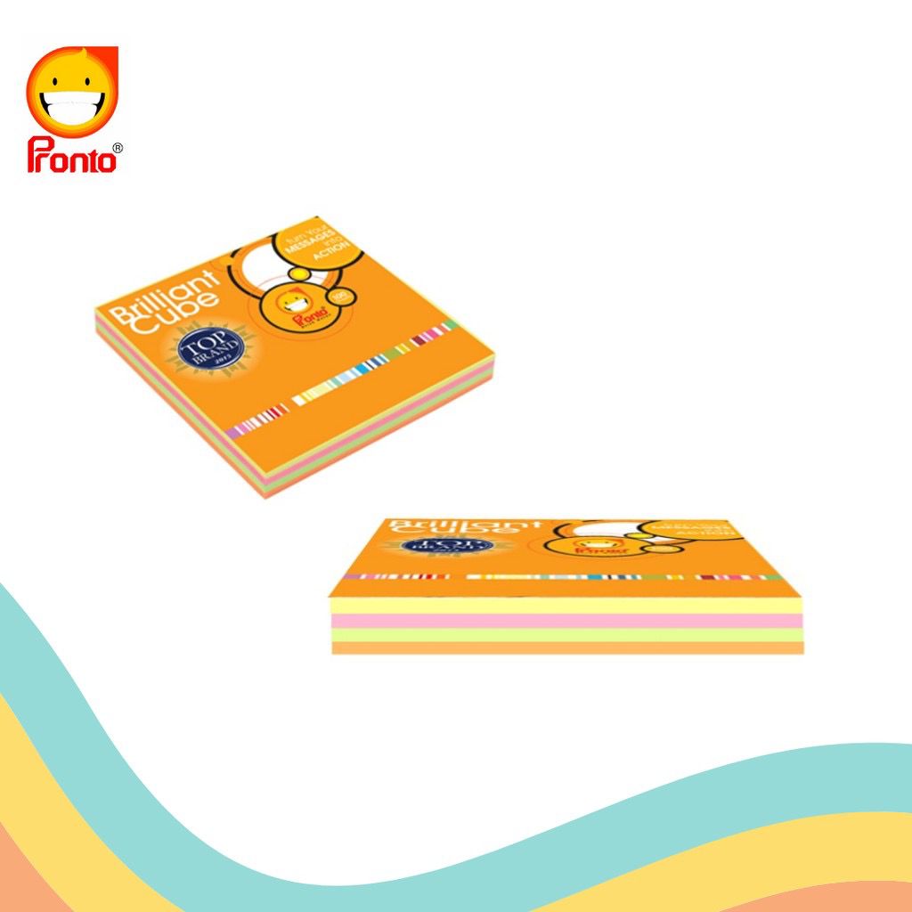 PRONTO STICK NOTE BRILLIANT CUBE 75X75 4W