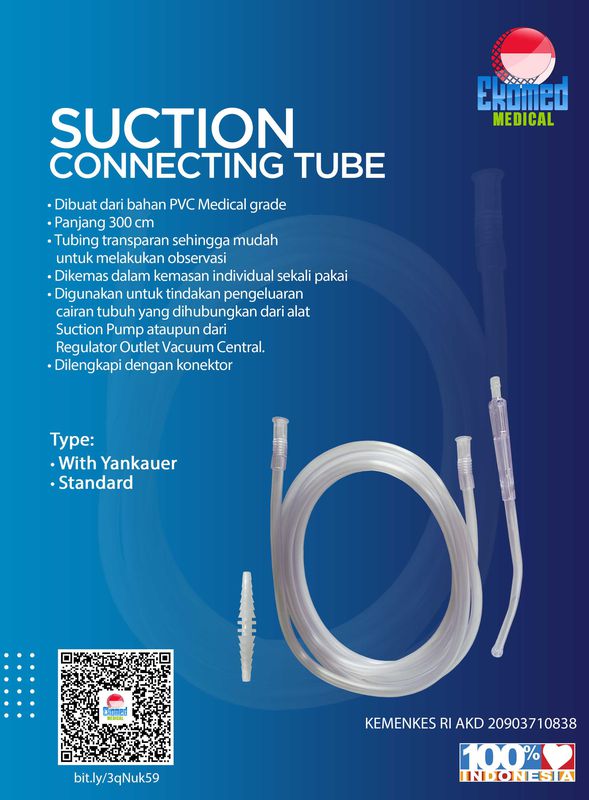 3 Pack Extended Suction Connection Tube Disposable External Suction ...