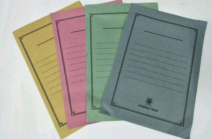 Map Kertas Biasa Warna PInk