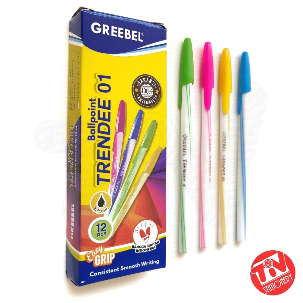 Pulpen Greebel Trendee Black
