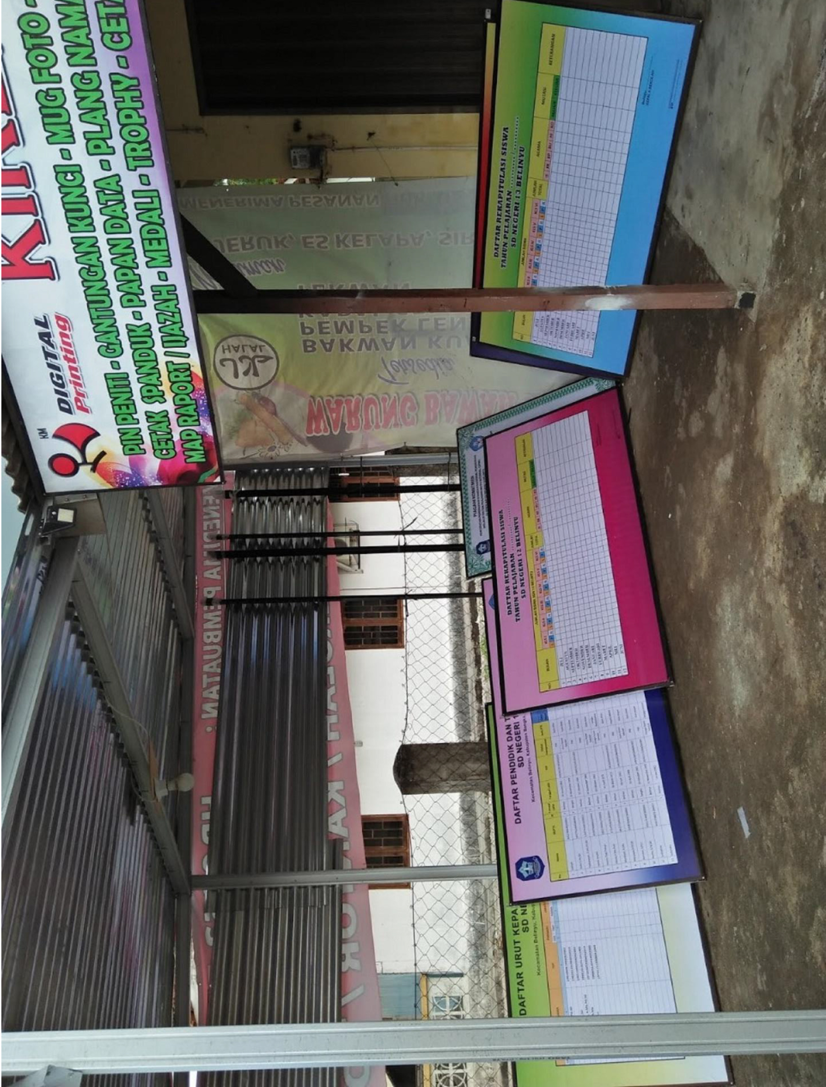 vinyl biasa 2000 x 1500 mm bingkai Bingkai Kayu Jati