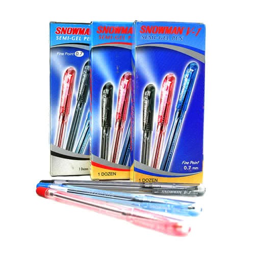 Pen snowman V1 Merah
