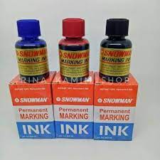 Tinta Spidol Snowman Permanent Merah