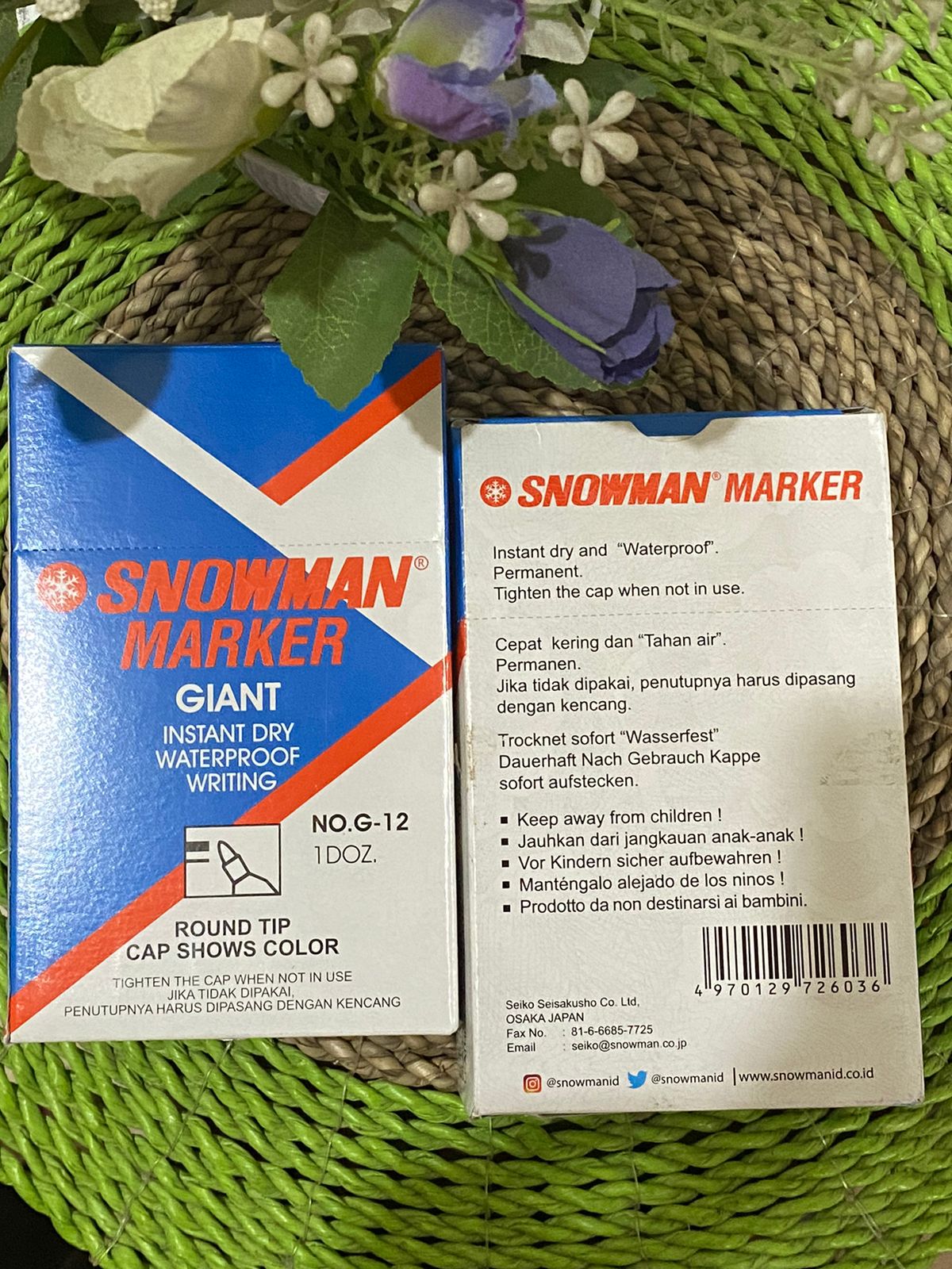 SNOWMAN SPIDOL PERMANENT G-12