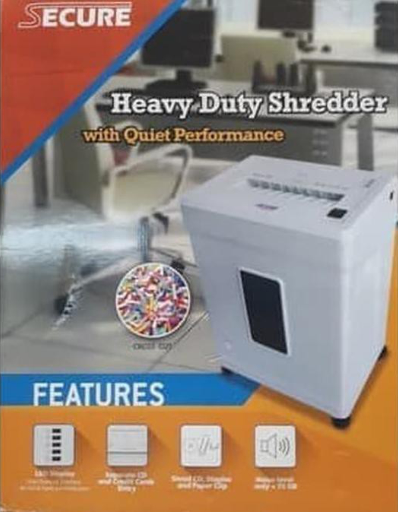 Secure Maxi 25Ccm Penghancur Kertas Heavy Duty Secure Maxi 25Ccm